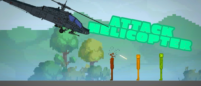 attack helicopter Free Mods FOR Melon Playground& Melon sandbox