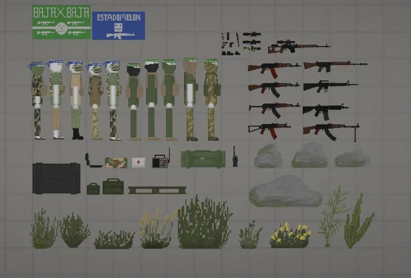 military props Free Mods FOR Melon Playground